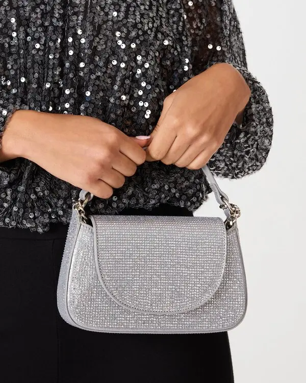 Steve Madden Embellished Top Handle Bag