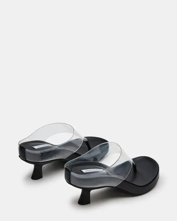 Steve Madden Motion Thong Heels - Black