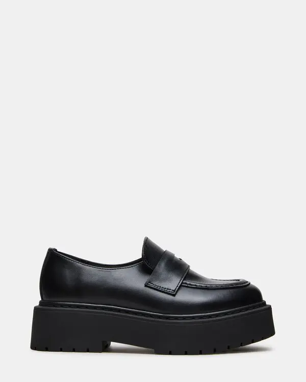Steve Madden Berkshire Platform Loafers - Black