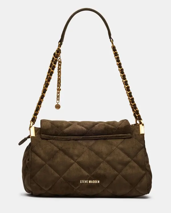 Steve Madden Quilted Shoulder Bag With Chain Strap