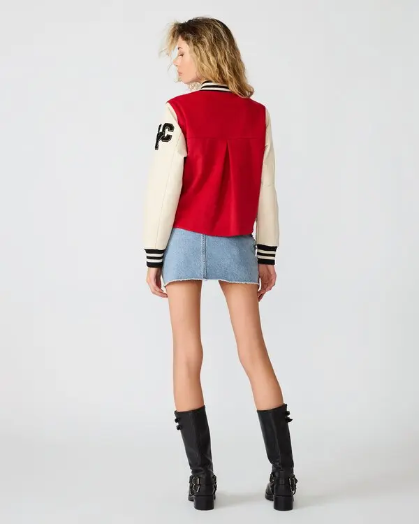 Steve Madden Rooney Jacket Long Sleeve Button Up Jackets & Coats