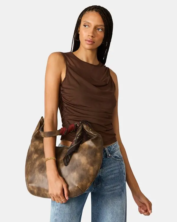 Steve Madden Olga Distressed Tote Bag