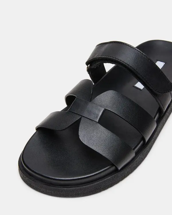 Steve Madden Meli Leather Slide Sandals