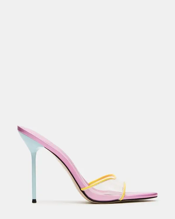 Steve Madden Davina Vinyl Mule Heels