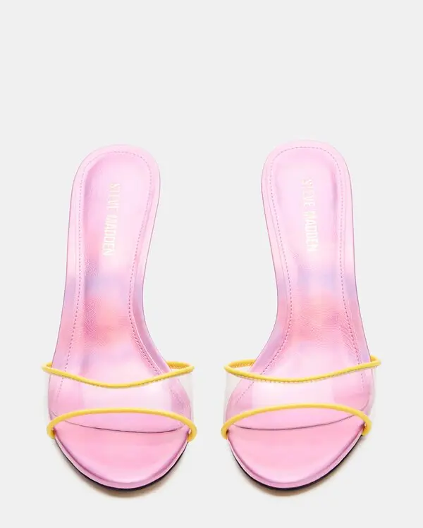 Steve Madden Davina Vinyl Mule Heels