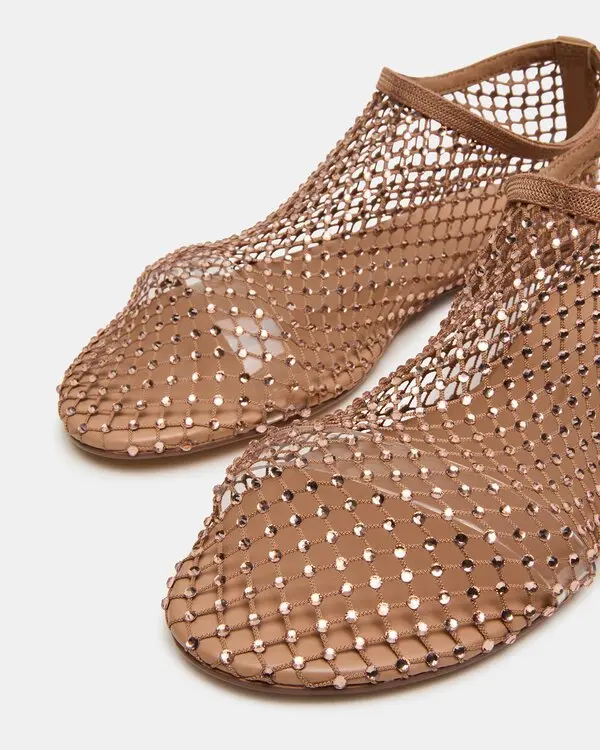 Steve Madden Mino Rhinestones Mesh Flats