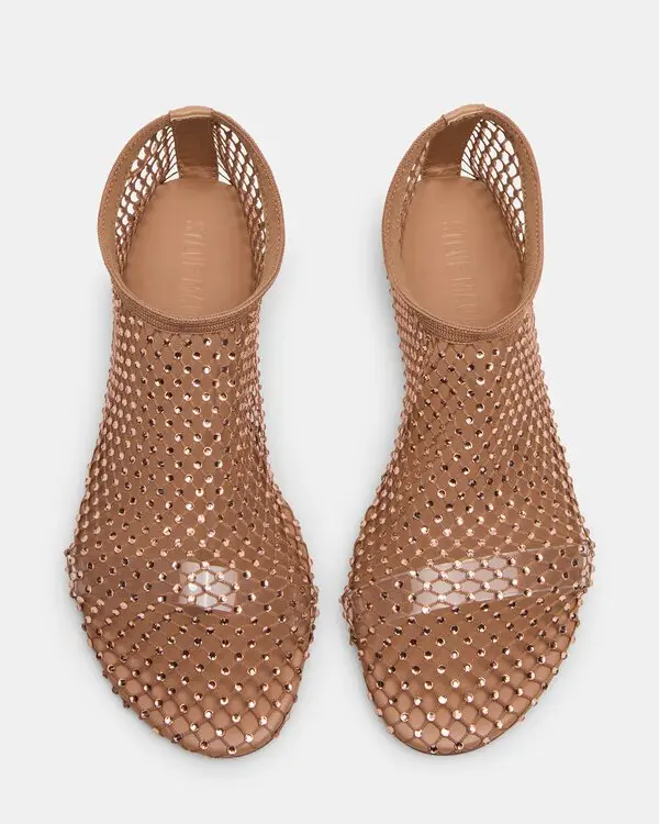 Steve Madden Mino Rhinestones Mesh Flats