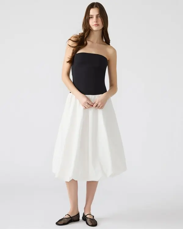 Steve Madden Oliver Dress Strapless Bubble Dresses - Smoke