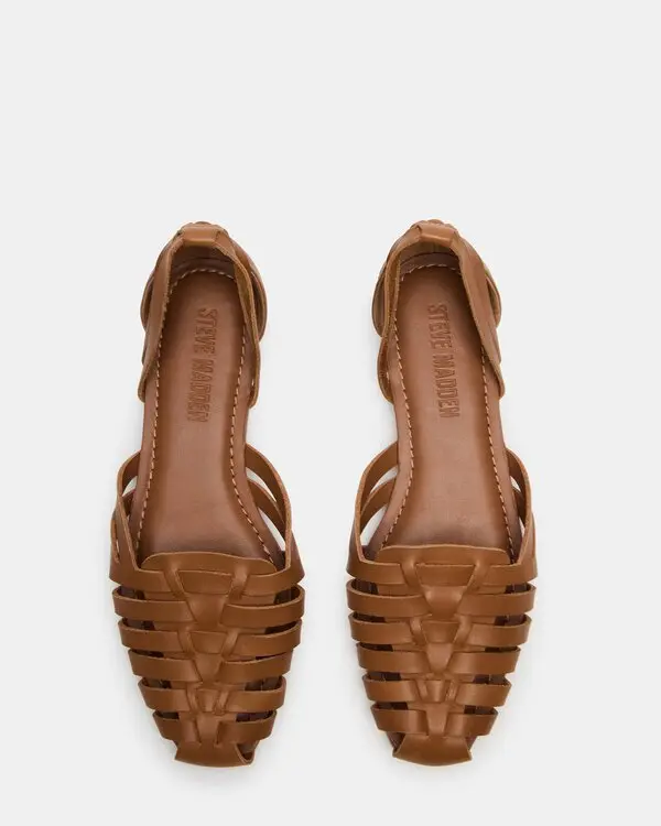 Steve Madden Medlin Square Toe Fisherman Flats