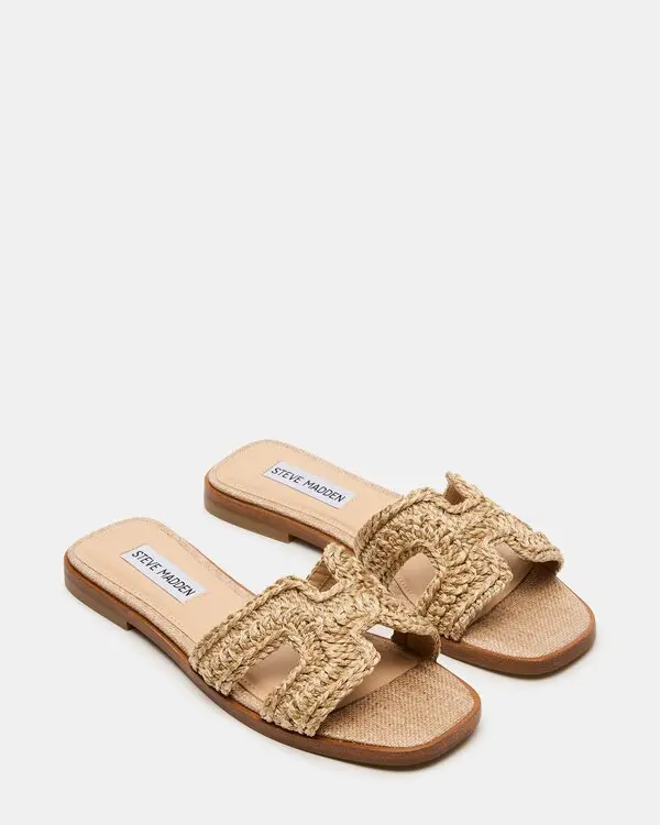 Steve Madden Hadyn Crochet Square Toe Sandals