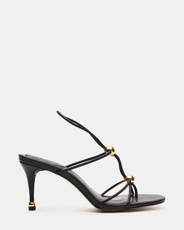 Steve Madden Ramos Thong Heels - Black