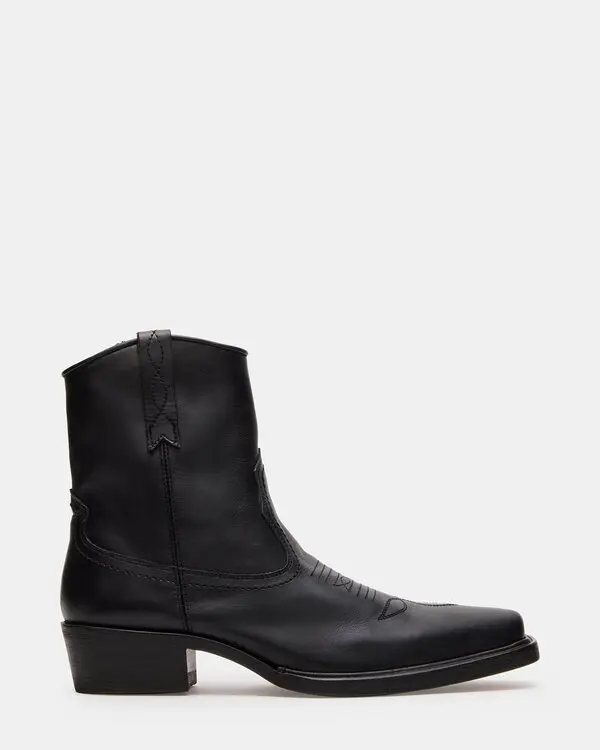 Steve Madden Sanderson Ankle Boots - Black