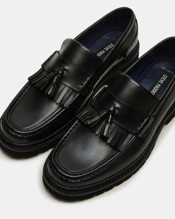 Steve Madden Arthus Slip-on Loafers With Tassel Detail