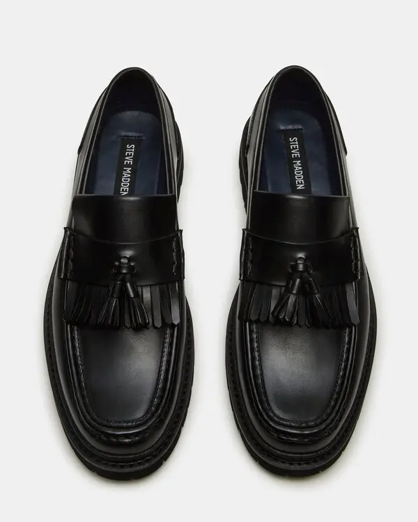 Steve Madden Arthus Slip-on Loafers With Tassel Detail