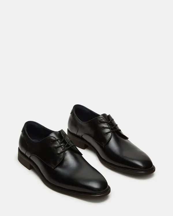 Steve Madden Leland Lace-up Dress Shoes - Black