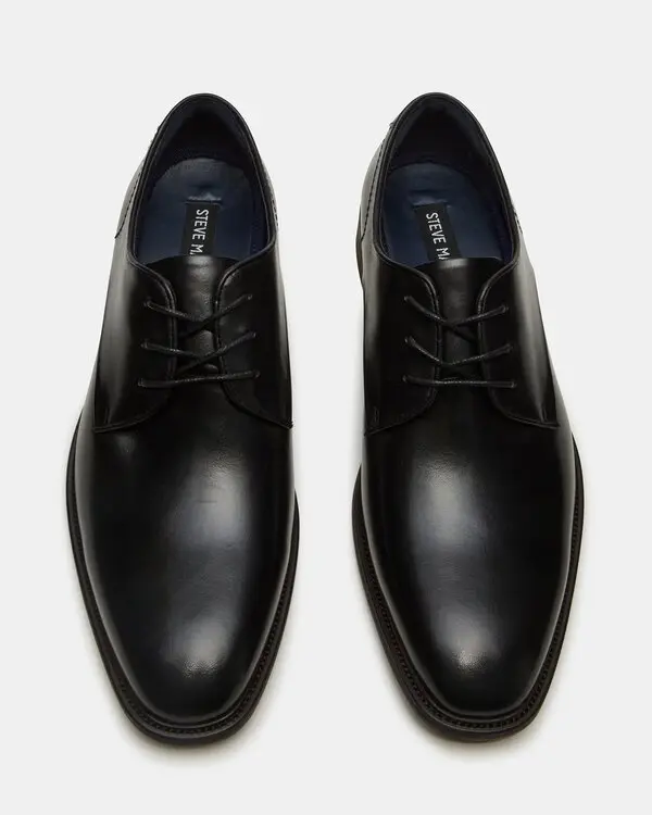 Steve Madden Leland Lace-up Dress Shoes - Black