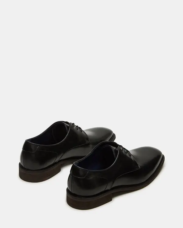 Steve Madden Leland Lace-up Dress Shoes - Black