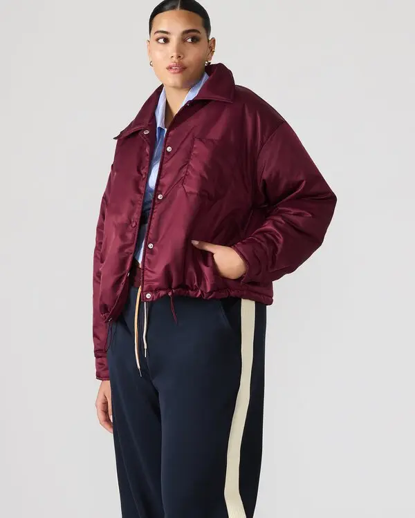 Steve Madden Selma Jacket Long Sleeve Button Up Jackets & Coats