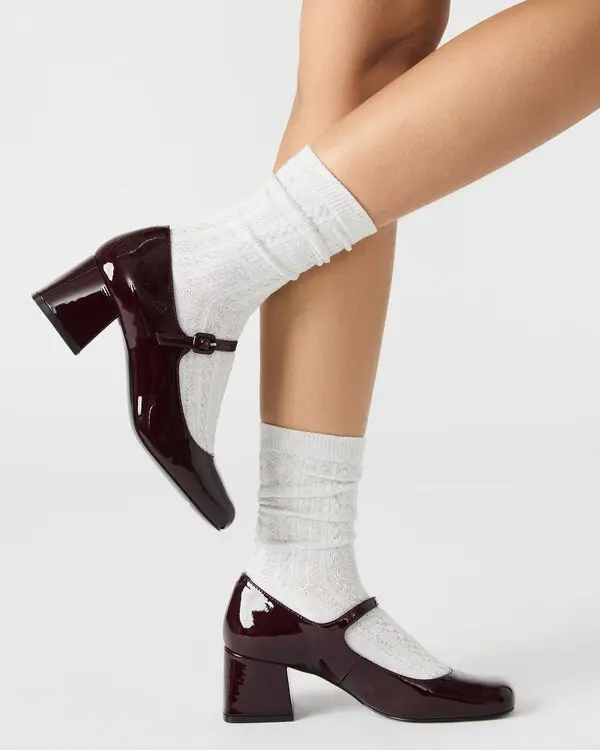 Steve Madden Darcey Block Heel Mary Jane Loafers