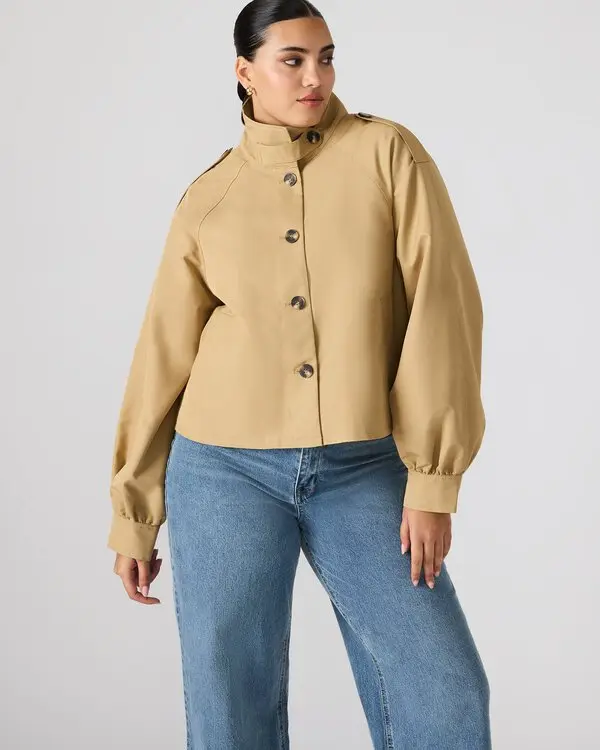 Steve Madden Kaylee Jacket Long Sleeve Button Up Jackets & Coats