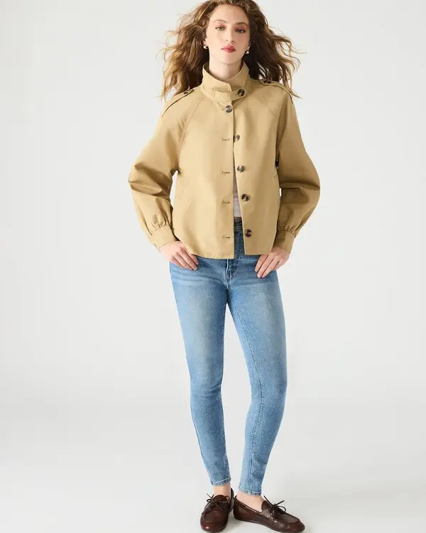 Steve Madden Kaylee Jacket Long Sleeve Button Up Jackets & Coats