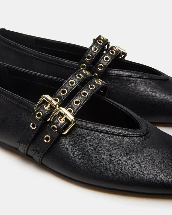 Steve Madden Lydia Gold Detail Flats