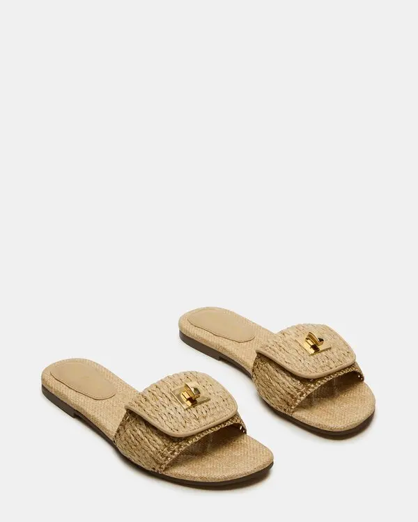 Steve Madden Moreland Raffia Slide Sandals