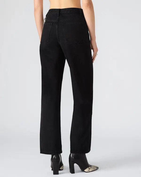 Steve Madden Embellished Wide-leg Denim Jeans