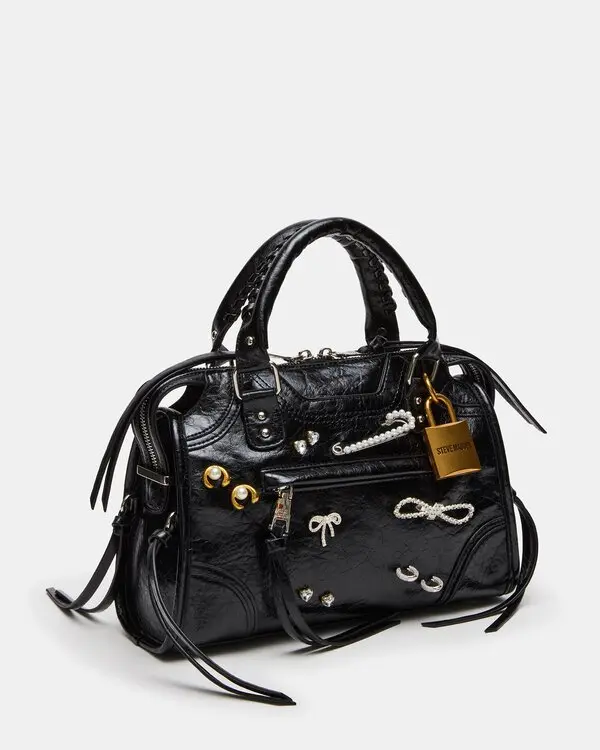 Steve Madden Riggs Bag Embellished Black