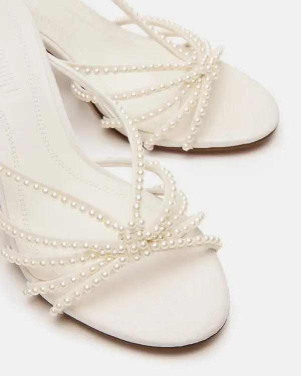 Steve Madden Edna Pearl Strappy Heeled Mules