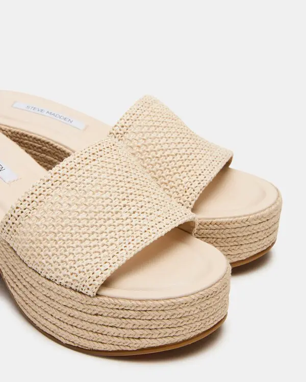 Steve Madden Trippy Raffia Mule Sandals