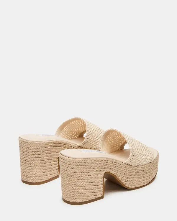 Steve Madden Trippy Raffia Mule Sandals