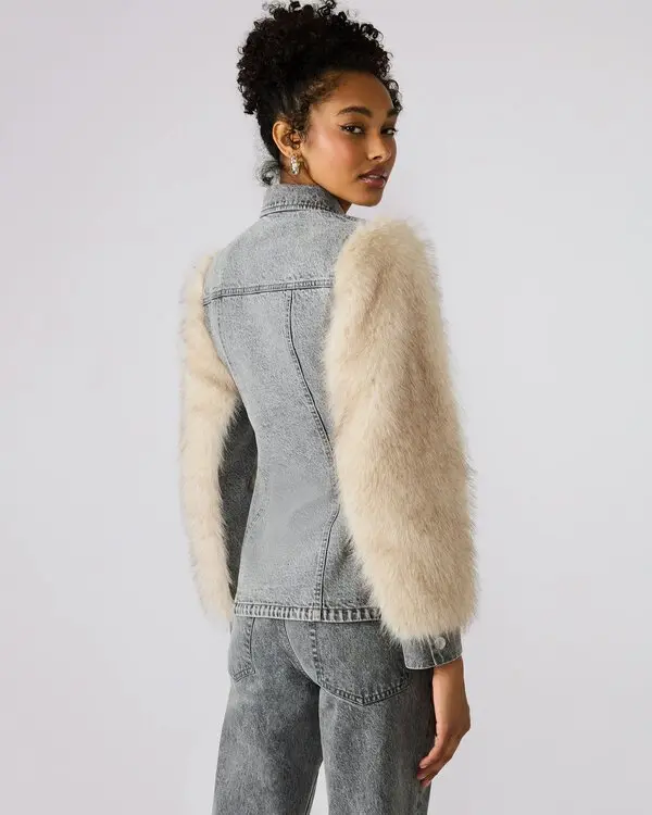 Steve Madden Parker Jacket Long Sleeve Button Up Jackets & Coats