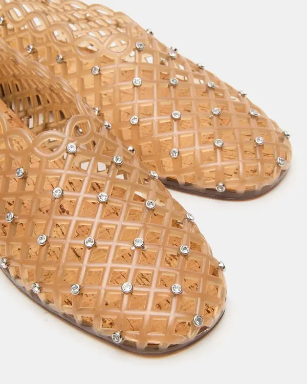 Steve Madden Grove Rhinestones Square Toe Flats