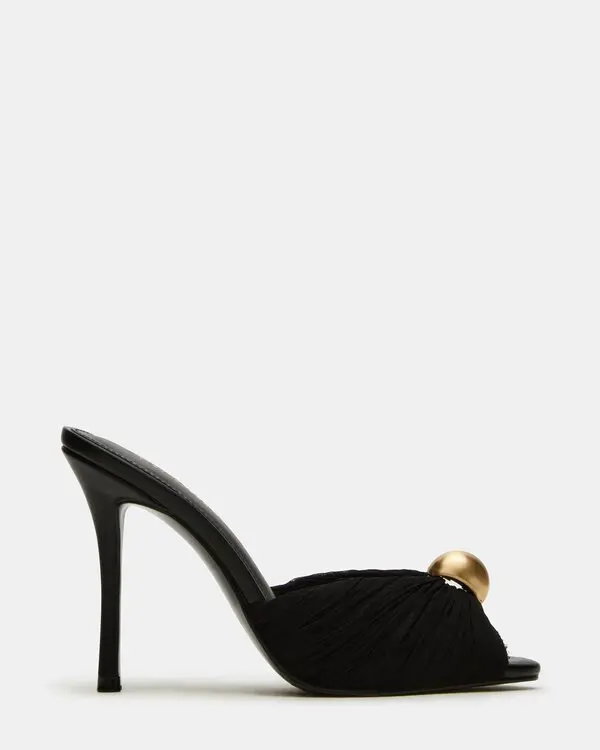 Steve Madden Priya /gold Mule Heels