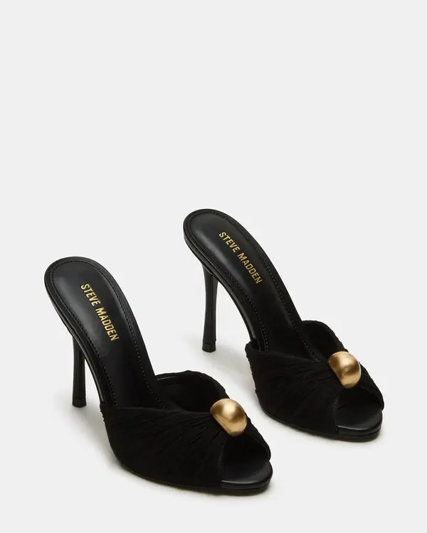 Steve Madden Priya /gold Mule Heels