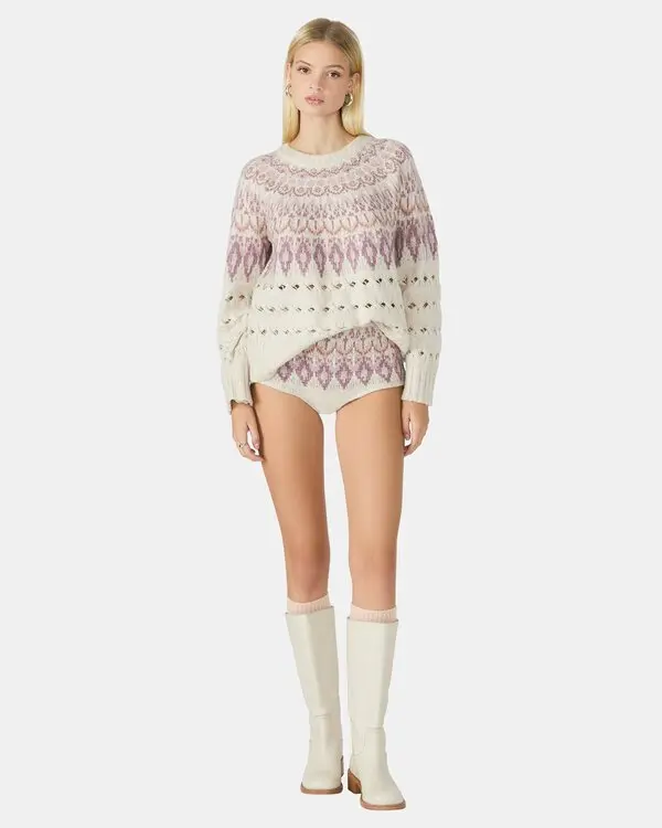 Steve Madden Suzette Sweater Long Sleeve Sweaters Tops