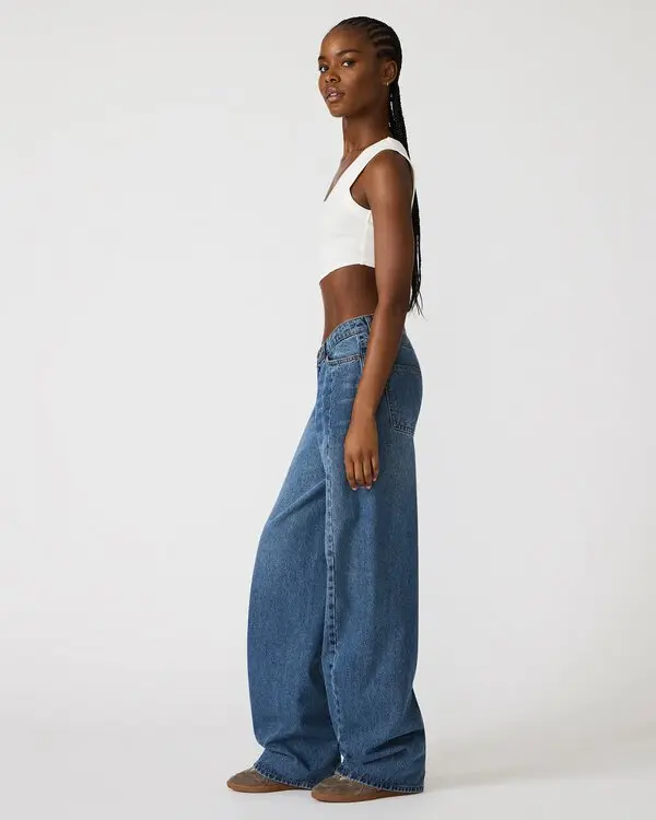 Steve Madden Rori Straight Leg Jeans Dark Wash