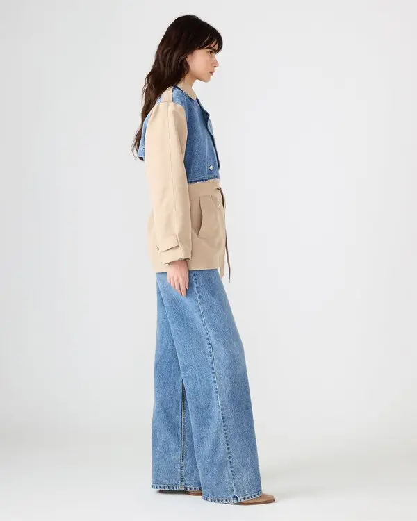 Steve Madden Shyla Coat Long Sleeve Button Up Jackets & Coats