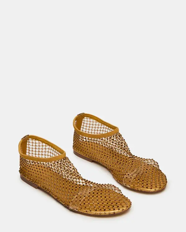 Steve Madden Mino Rhinestones Mesh Flats