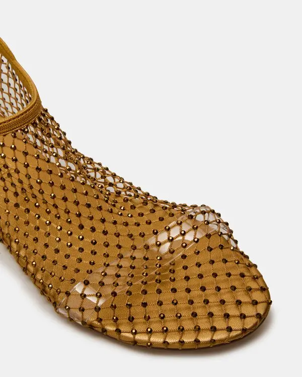Steve Madden Mino Rhinestones Mesh Flats