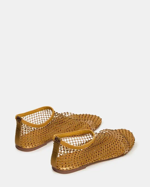 Steve Madden Mino Rhinestones Mesh Flats