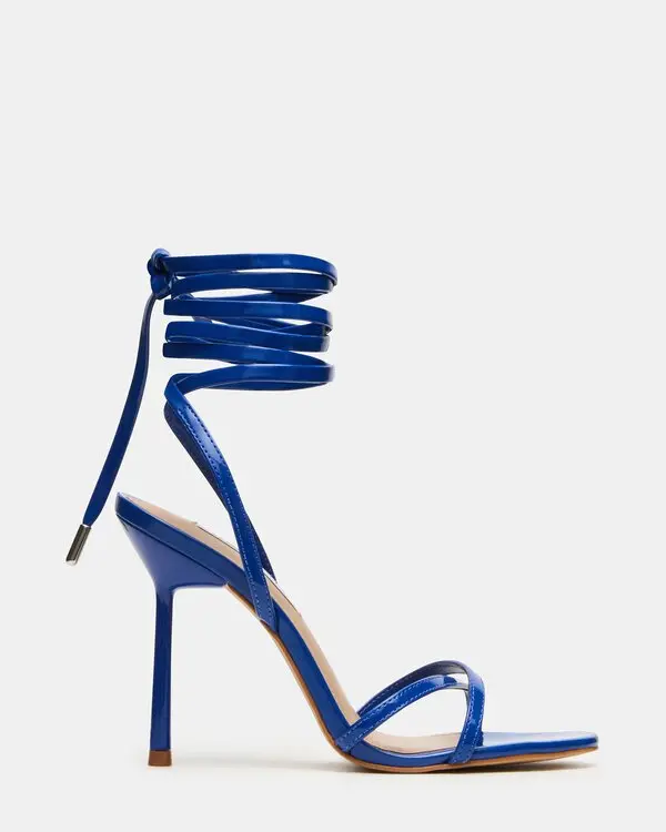 Steve Madden Neri Lace-up Heels - Cobalt