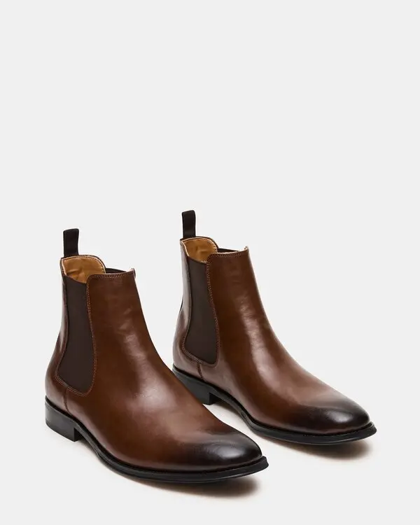 Steve Madden Aldair Ankle Boots - Brown