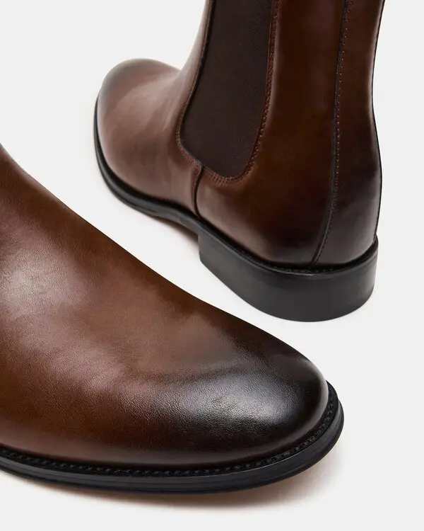 Steve Madden Aldair Ankle Boots - Brown