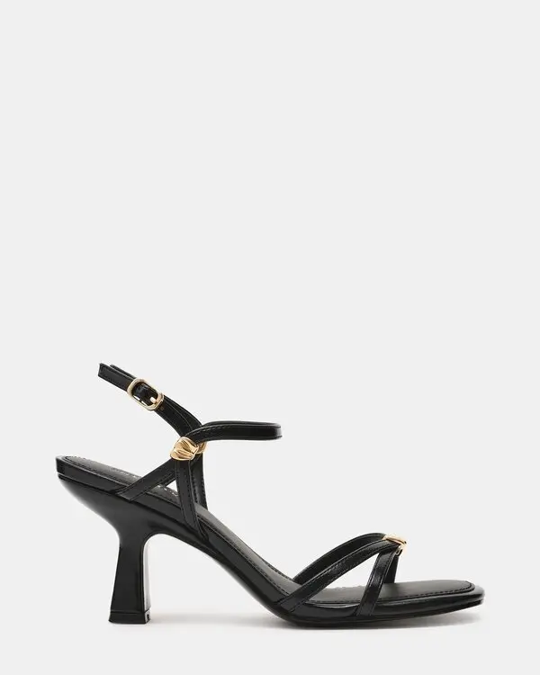 Steve Madden Posy Strappy Heels - Black