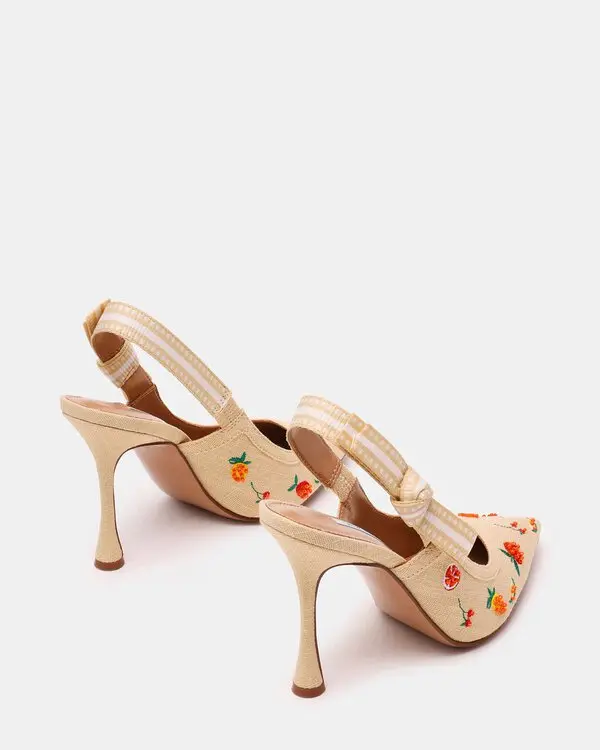 Steve Madden Bri Raffia Pointed Toe Heels