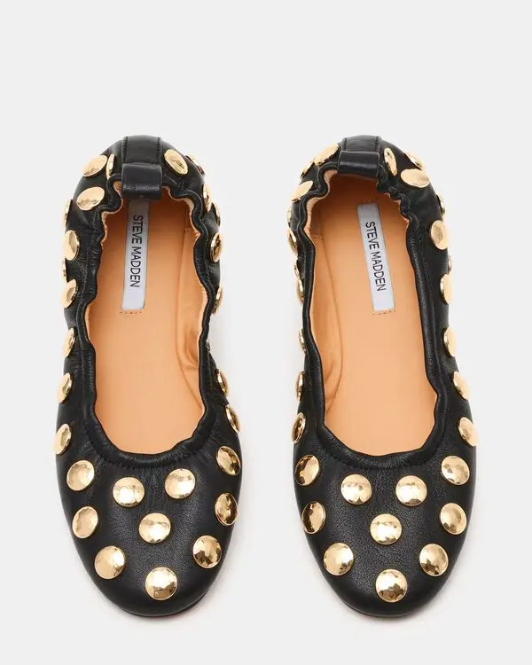 Steve Madden Lanta Gold Detail Flats
