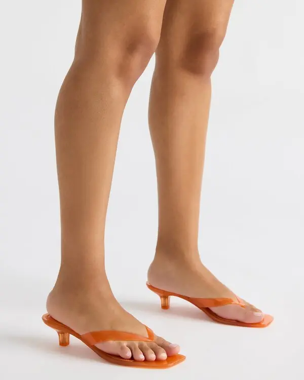 Steve Madden Tracie Jelly Thong Heels