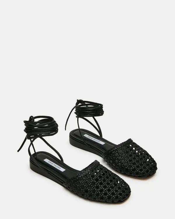 Steve Madden Flutter Lace-up Flats